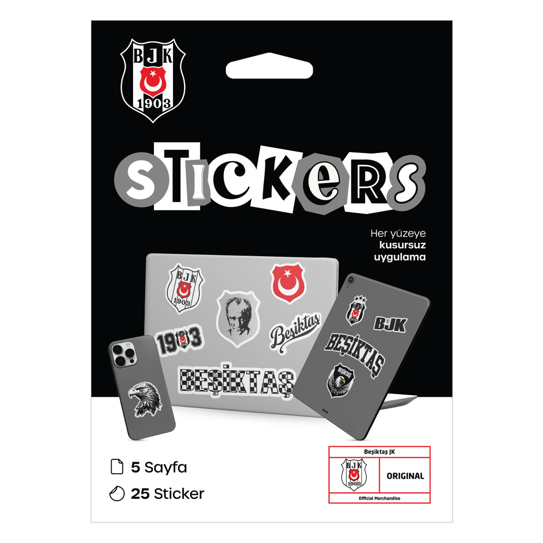 Beşiktaş Siyah Sticker Paketi – Piolent